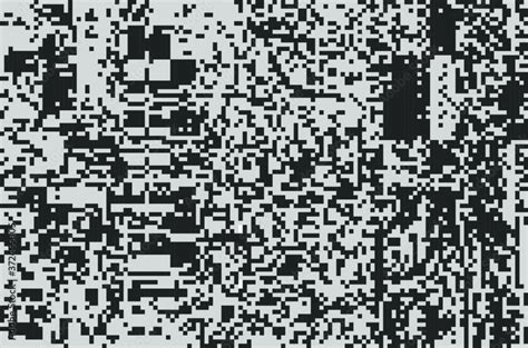 Abstract Pixelated Background With Flickers And Datamoshing Effect For Programming And