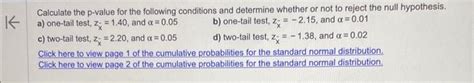 Solved Since α 0 10 the null hypothesis b The p value is Chegg com
