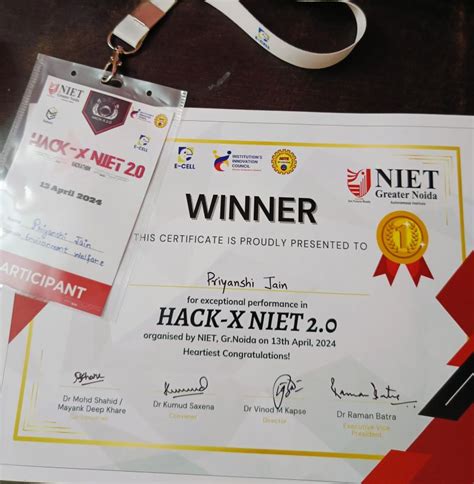 Priyanshi Jain On Linkedin Hackathonwin Environmentalwelfare Sustainability Hackx2… 10