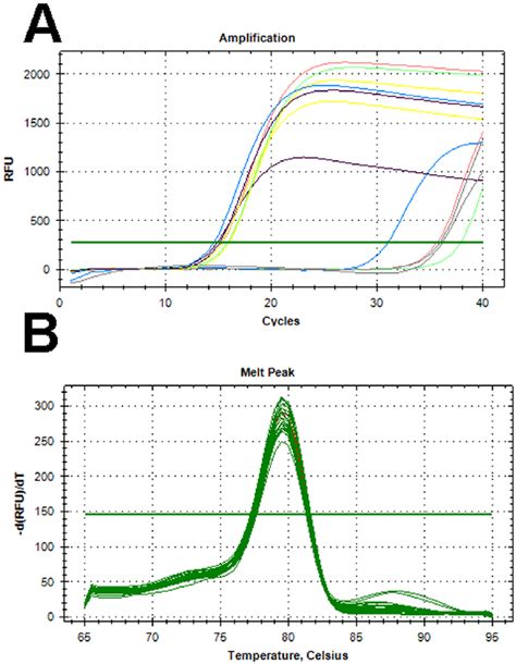 Amplification And Melting Curves For Selected Isolates A
