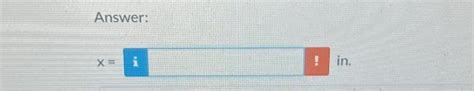Solved Answer Answer X I In Chegg Com