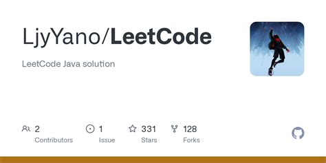 Github Ljyyanoleetcode Leetcode Java Solution