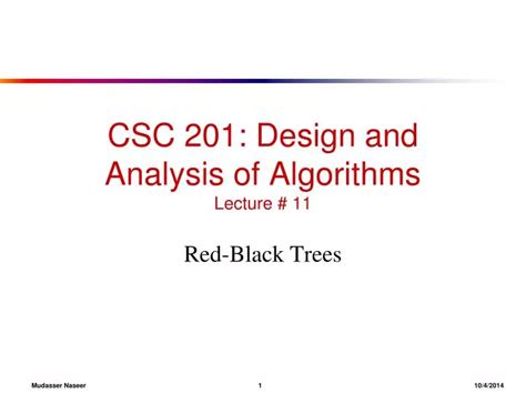 Ppt Csc 201 Design And Analysis Of Algorithms Lecture 11 Powerpoint Presentation Id5166110