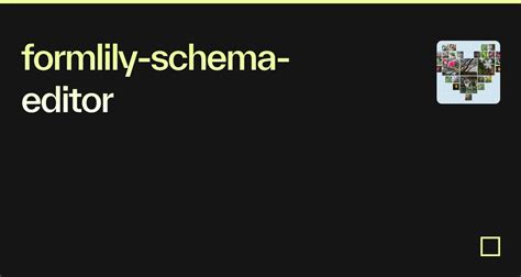 Formily Editorschema Editor Examples Codesandbox