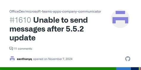 Unable To Send Messages After 5 5 2 Update · Issue 1610 · Officedev Microsoft Teams Apps