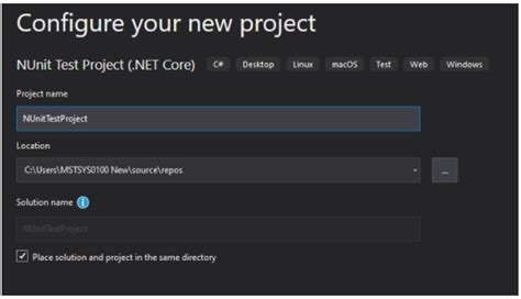 Nunit Framework Mst Solutions