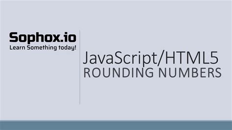 Javascript Truncating Decimals For Output Youtube