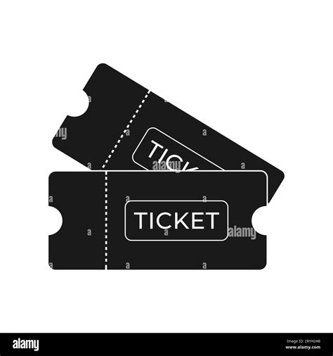 Ticket Line Art Outline Ticket Icon Vector Stock Vector Image And Art Alamy