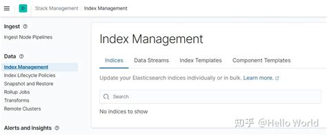 Elasticsearch 创建索引 知乎