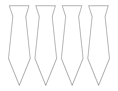 Free Printable Tie Template For Crafts