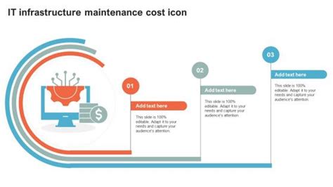 It Infrastructure Maintenance Cost Icon Powerpoint Presentation And Slides Ppt Presentation