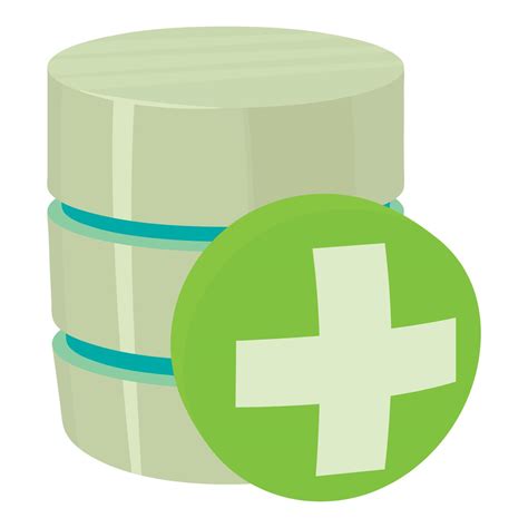 Diagnosis Database Icon Cartoon Style 14864379 Vector Art At Vecteezy