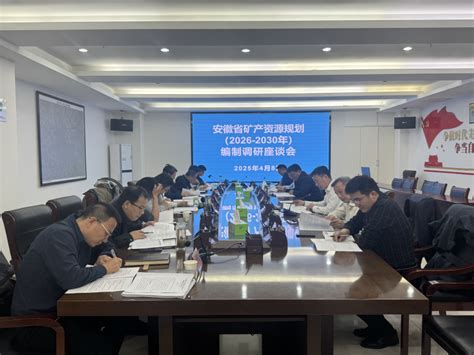 省“十五五”矿产资源规划编制及专题研究组来我市开展编制工作调研 宿州市自然资源和规划局