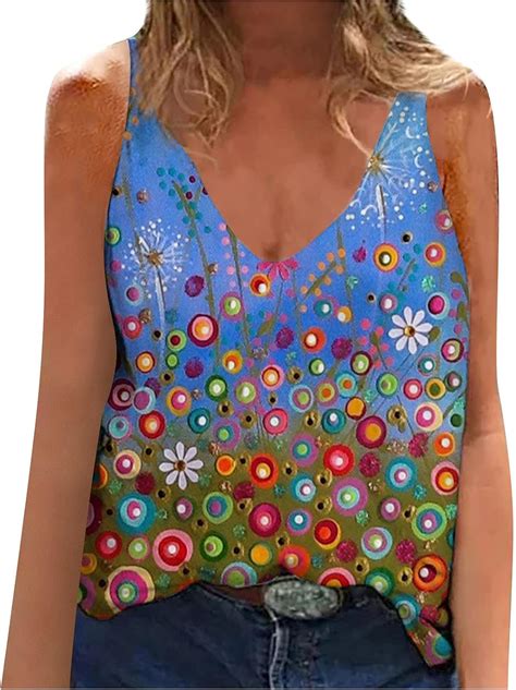 Nopinpai Ärmellos Tanktops Damen T Shirt Kurzarm Tops Shirt Sommer