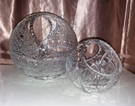 Кришталевий кошик ваза цукерниця фруктовниця — ціна 1000 грн у каталозі Фруктовниці Купити