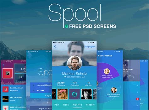 Free Mobile UI Kits For IOS Android For