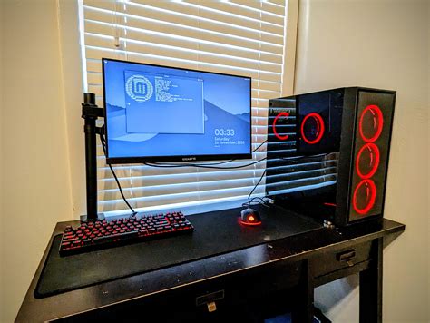 My Linux Battlestation Sorry For Compression R Battlestations