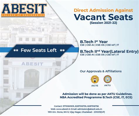 Abesit Is An Engineering College Abesit Ghaziabad