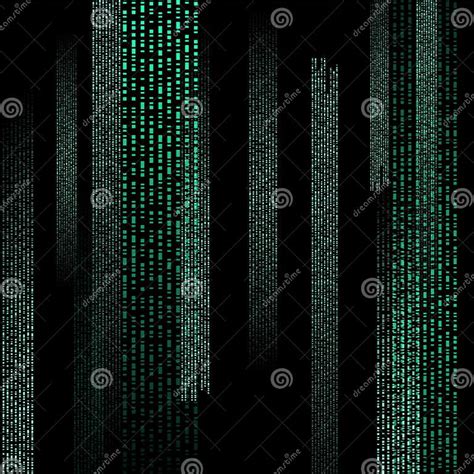 Coding Glyph Lettering Green Texture Background Stock Illustration Illustration Of Electronic
