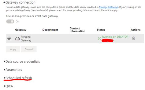 Solved Scheduled Refresh Option Greyed Out For Premium Us