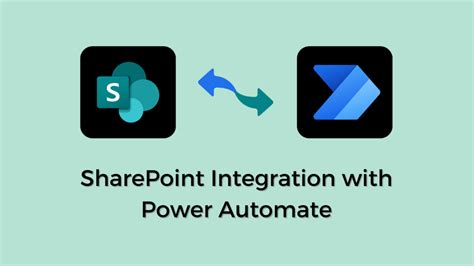Sharepoint Integration With Power Automate Hashcron
