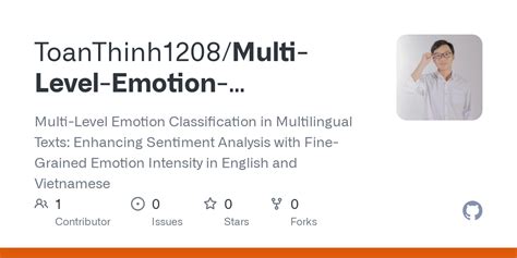 Github Toanthinh1208 Multi Level Emotion Classification In Multilingual Texts Multi Level