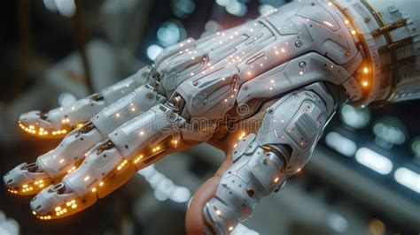 A Person Dons A Haptic Suit Representing The Merging Of Physical And Digital Worlds Through