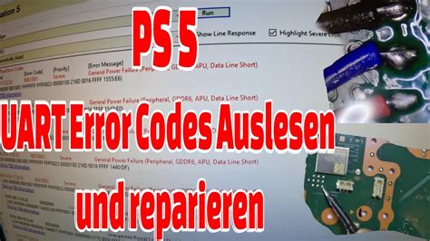 Ps5 Uart Error Codes Auslesen Und Reparieren Youtube