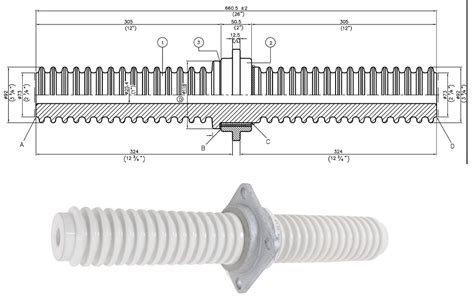 Esp Wall Bushing Insulators Biname Electrical Insulators