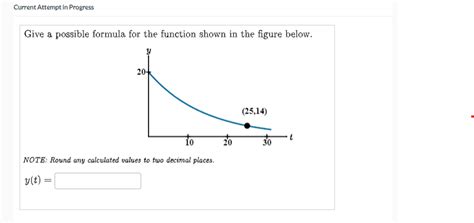 Solved Current Attempt In Progress Give A Possible Formula