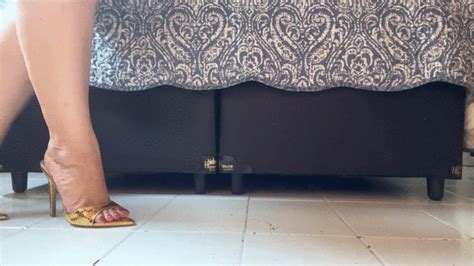 Bbwomanlicious Juliette Rj And Dolce Amaran In A Delicious Dildo Cbt Wearing Golden Mules Cbt