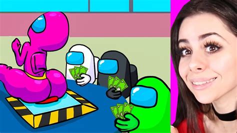 Reacting To The Best Among Us Animations Youtube