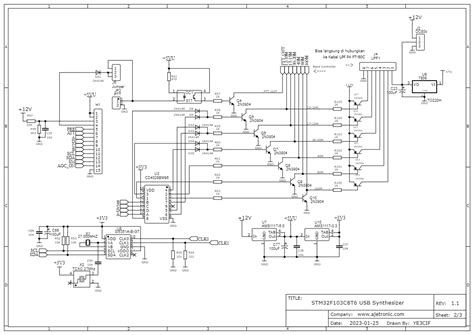 merakit radio bitx transceiver multiband ye3cif