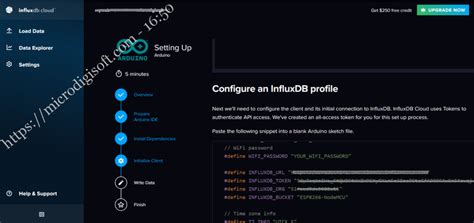 getting started with influxdb on esp8266 nodemcu