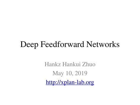 Ppt Deep Feedforward Networks Powerpoint Presentation Free Download Id8850859