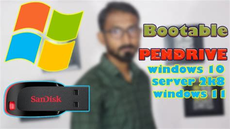 How To Create Bootable Pendrive Or Disk YouTube