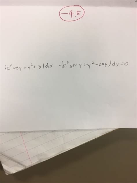 Solved Determine Whether The Equation Is Exact If Its Exact Chegg