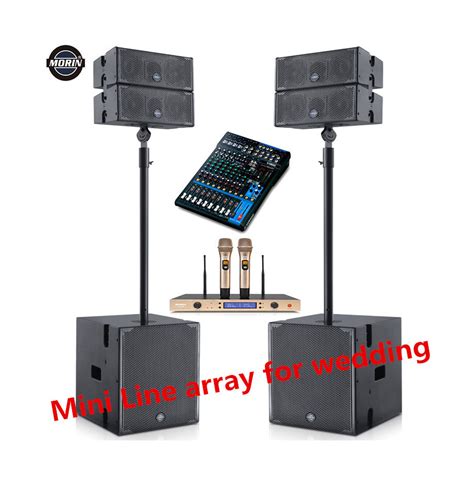neodymium line array speaker system for wedding or party la 4 2 active line array and line