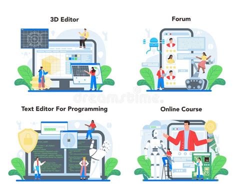 Roboticist Online Service Or Platform Set Robotic Engineering And