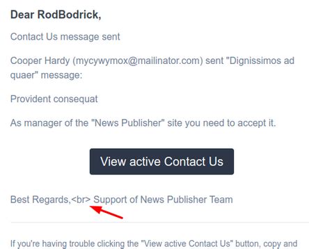 Laravel Why Checking In Mailtrap Results Of Email Html Tags Are Not Rendered Stack Overflow
