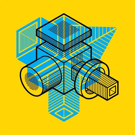 Premium Vector 3d Design Abstract Vector Dimensional Cube Shape