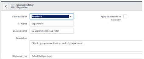 Performance Analyticspa Interactive Filter