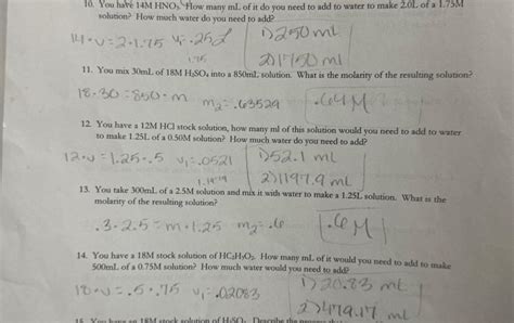 Solved You Hate MHNO How Many ML Of It Do You Need Chegg Com