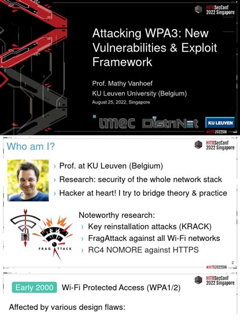 Attackingwpa3newvulnerabilitiesandexploitframework Pdf Wi Fi Cryptography Attackingwpa3newvulnerabilitiesandexploitframework Pdf Wi Fi Cryptography