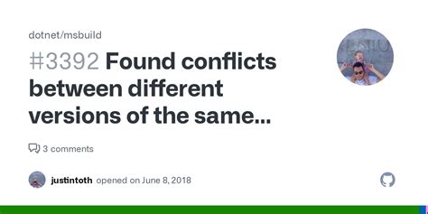 Found Conflicts Between Different Versions Of The Same Dependent