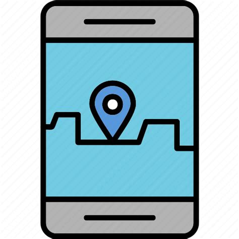 Smartphone Gps Iphone Location Map Marker Navigation Icon