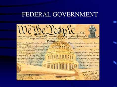 Ppt Federal Government Powerpoint Presentation Free Download Id389151