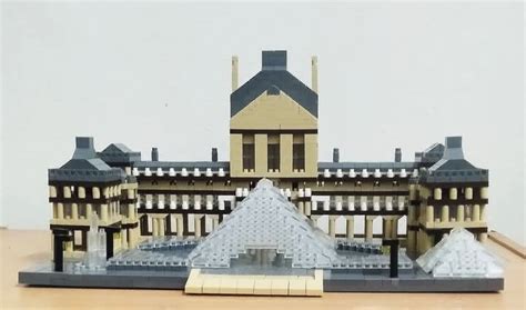 Louvre Museum Building Block Hobbies And Toys Toys And Games On Carousell