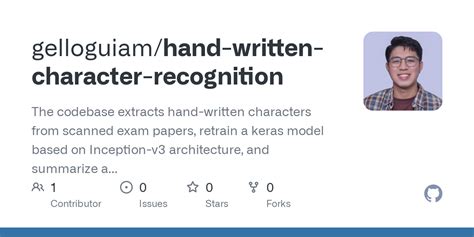 GitHub Gelloguiam Hand Written Character Recognition The Codebase Extracts Hand Written