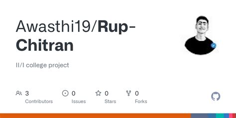 github awasthi19 rup chitran ii i college project